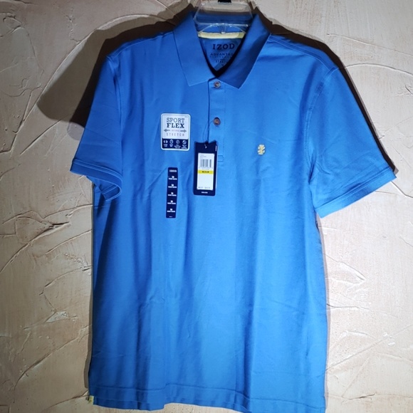 Izod | Shirts | Izod Advantage Medium Blue Polo | Poshmark